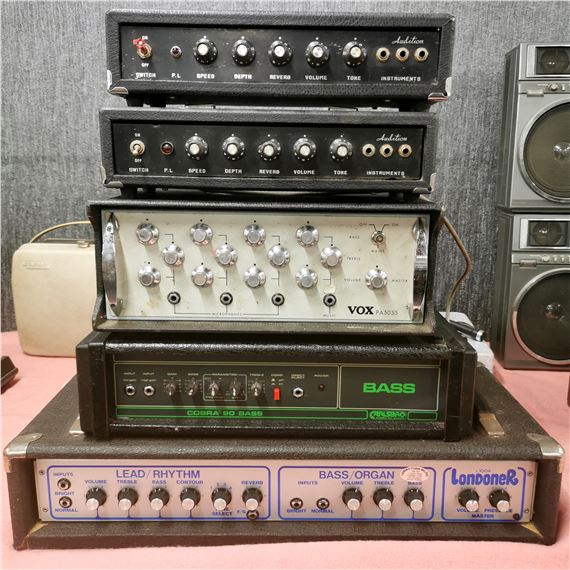 Cobra | A VOX PA50SS amplifier with a Carlabro Cobra 90 bass, a L100A ...