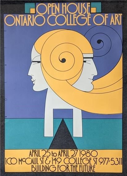 Theo Dimson | Ontario College of Art Open House Poster (1980) | MutualArt