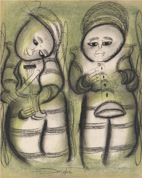 Daniel Selepe | THE TRUMPET AND VIOLIN | MutualArt