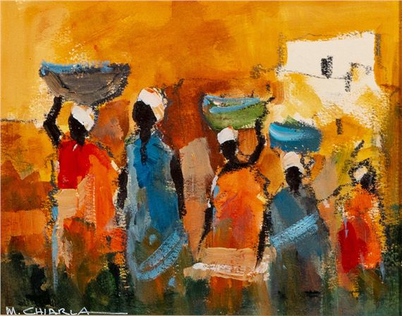 Mauro Chiarla | FIVE WOMEN WALKING | MutualArt