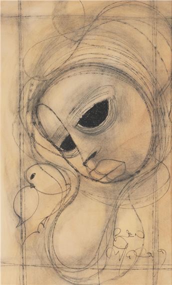Ben Macala | PORTRAITS WITH A DOVE, two in the lot | MutualArt