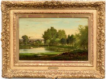 George Inness | Sunset (1861) | MutualArt