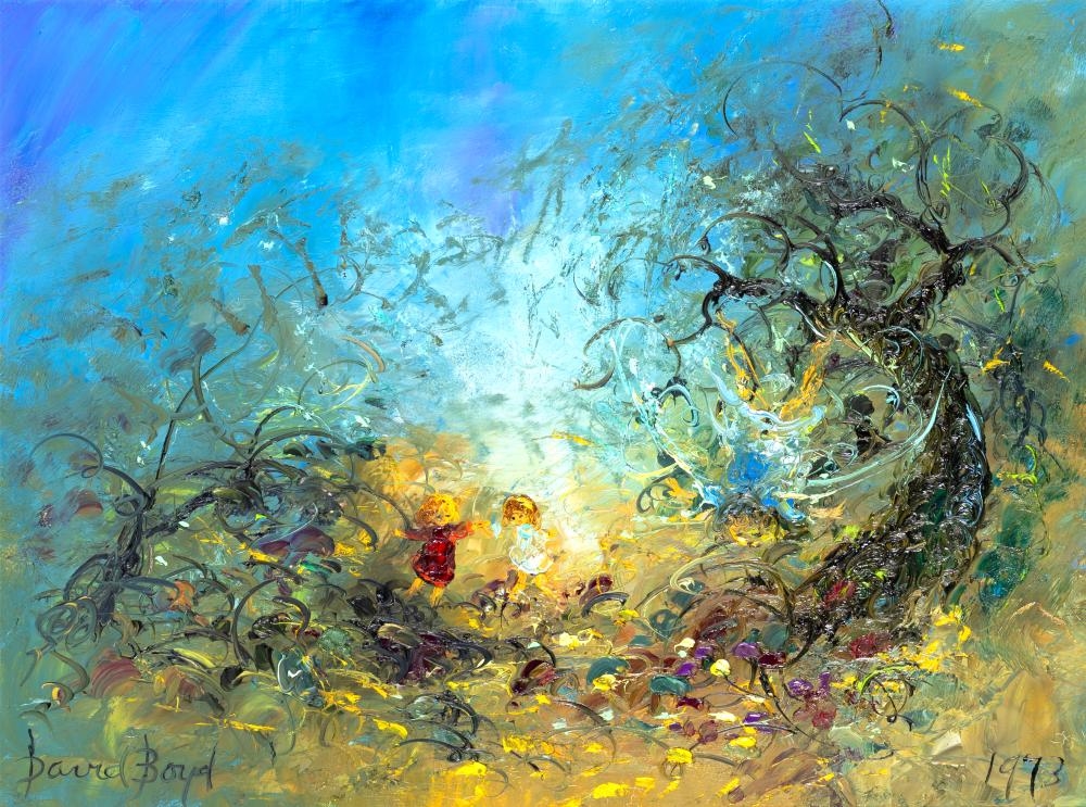 David Boyd | Angel Falling Out of Olive Tree 1973 (1973) | MutualArt