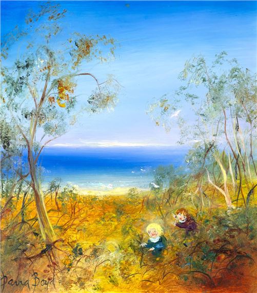 David Boyd | Children Playing on the Foreshore (2025) | MutualArt