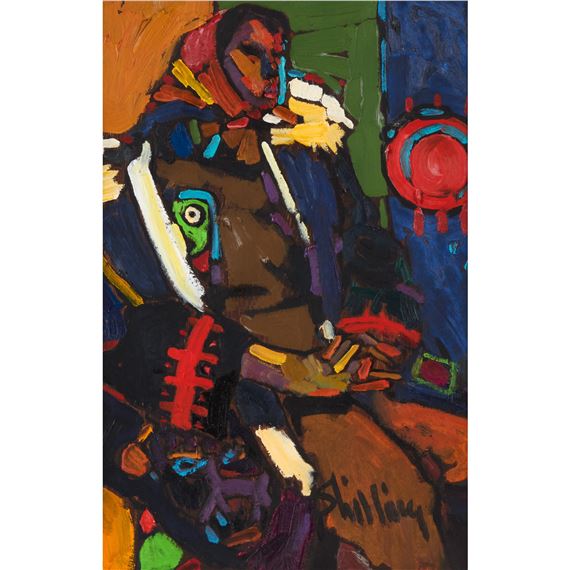 Arthur Shilling | Arthur Shilling (1941-1986), SEATED FIGURE, CA. 1985 ...