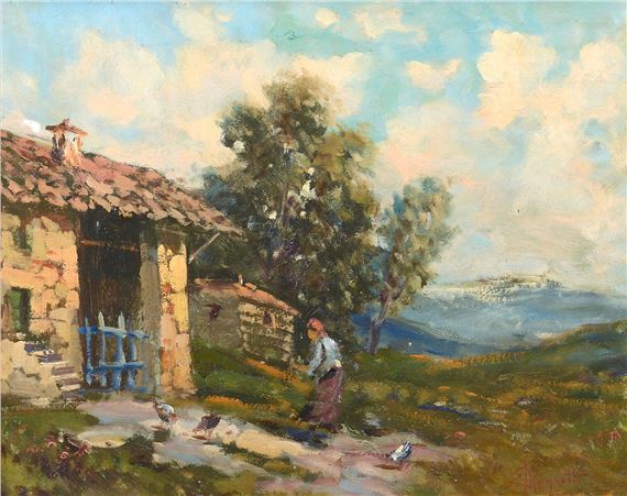 Ercole Magrotti | Mountain landscape | MutualArt