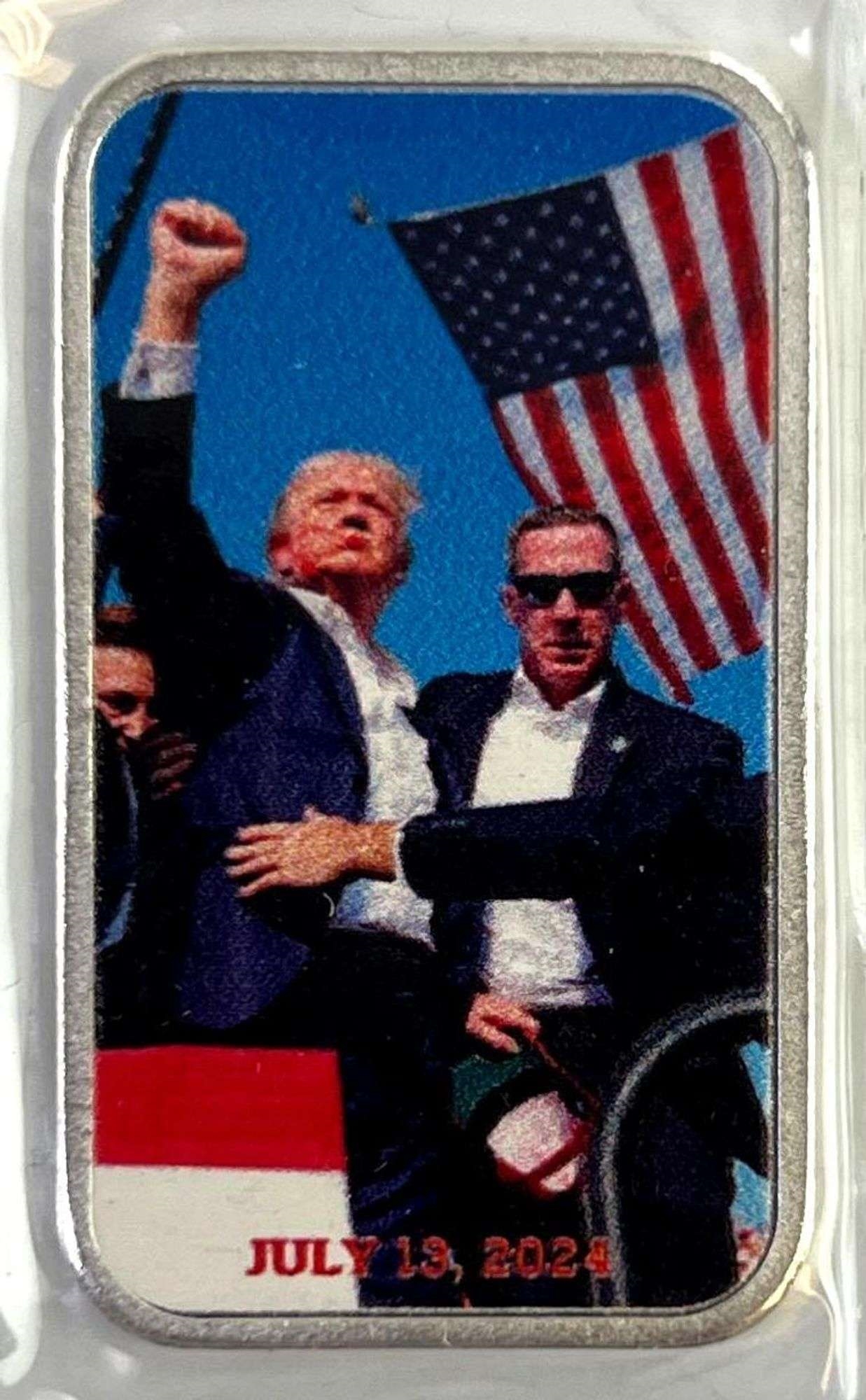 Donald Sondag | Donald TrumpFight Color July 13th Assassination .999 ...