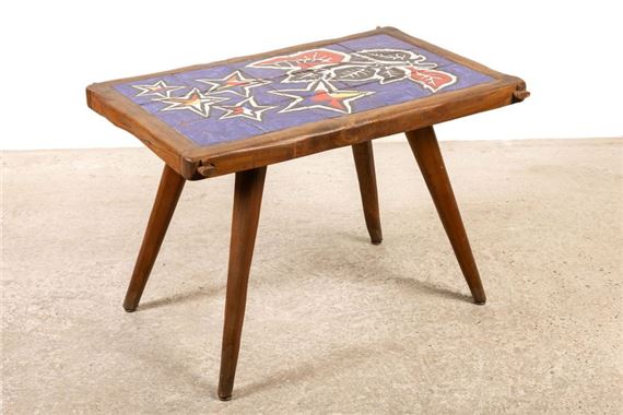 Jean Lurçat | Table basse à carreaux de céramique émaillée polychrome ...