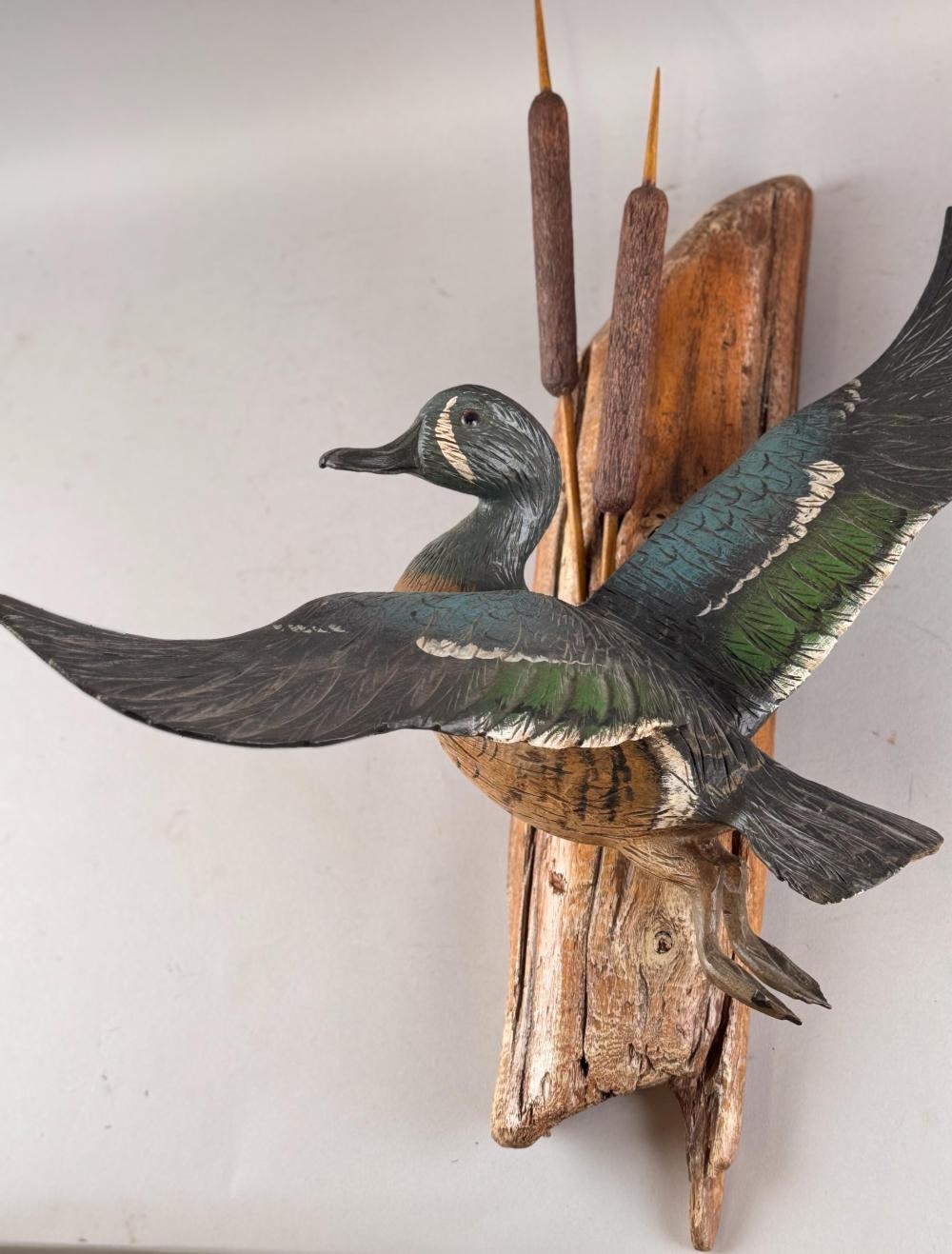 Casey Edwards | CASEY EDWARDS BLUE-WINGED TEAL CARVING (20th Century ...