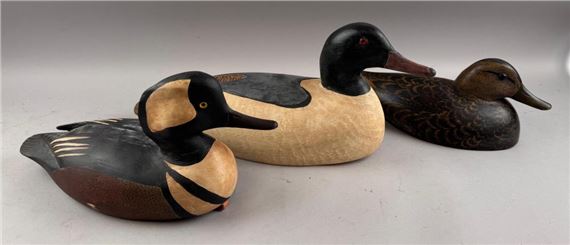 Mike Borrett | THREE MIKE BORRETT DECOYS | MutualArt
