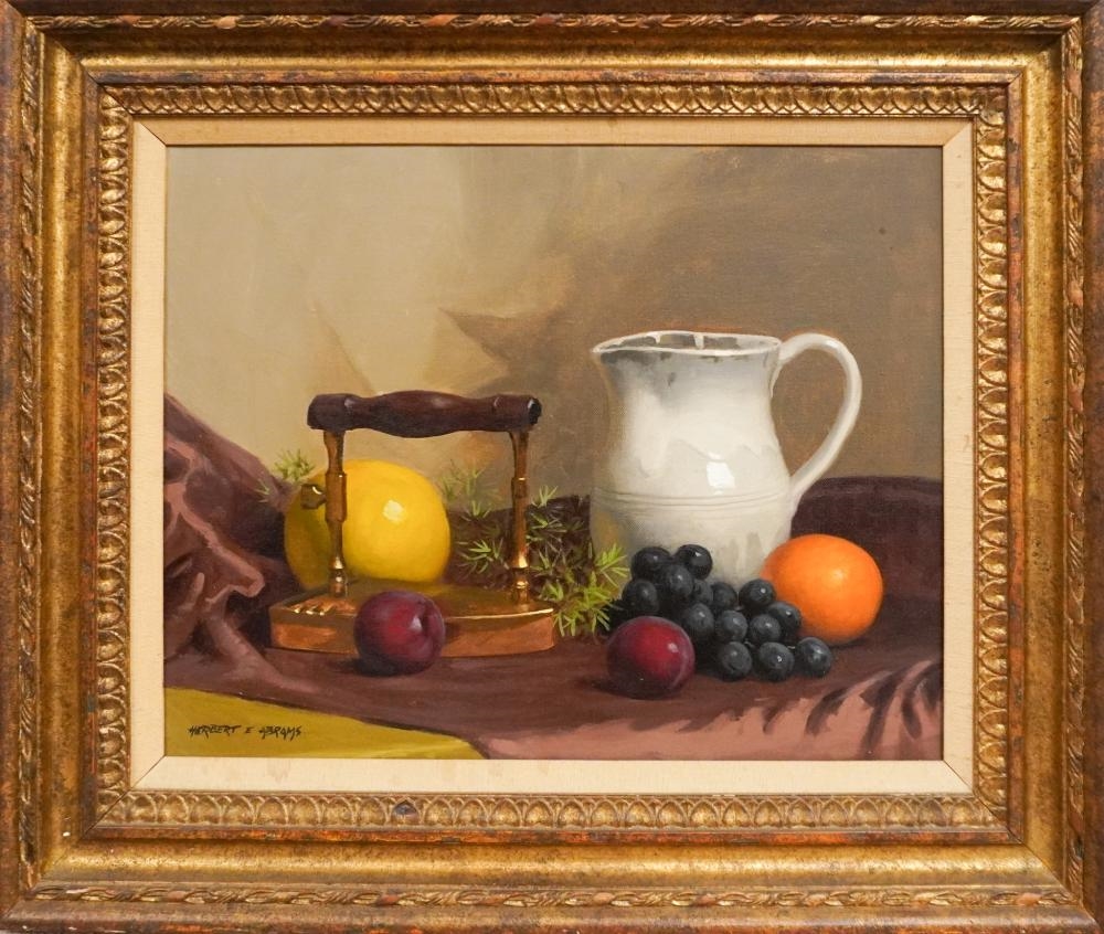 Herbert Abrams | Still Life of a Pitcher and Fruit | MutualArt