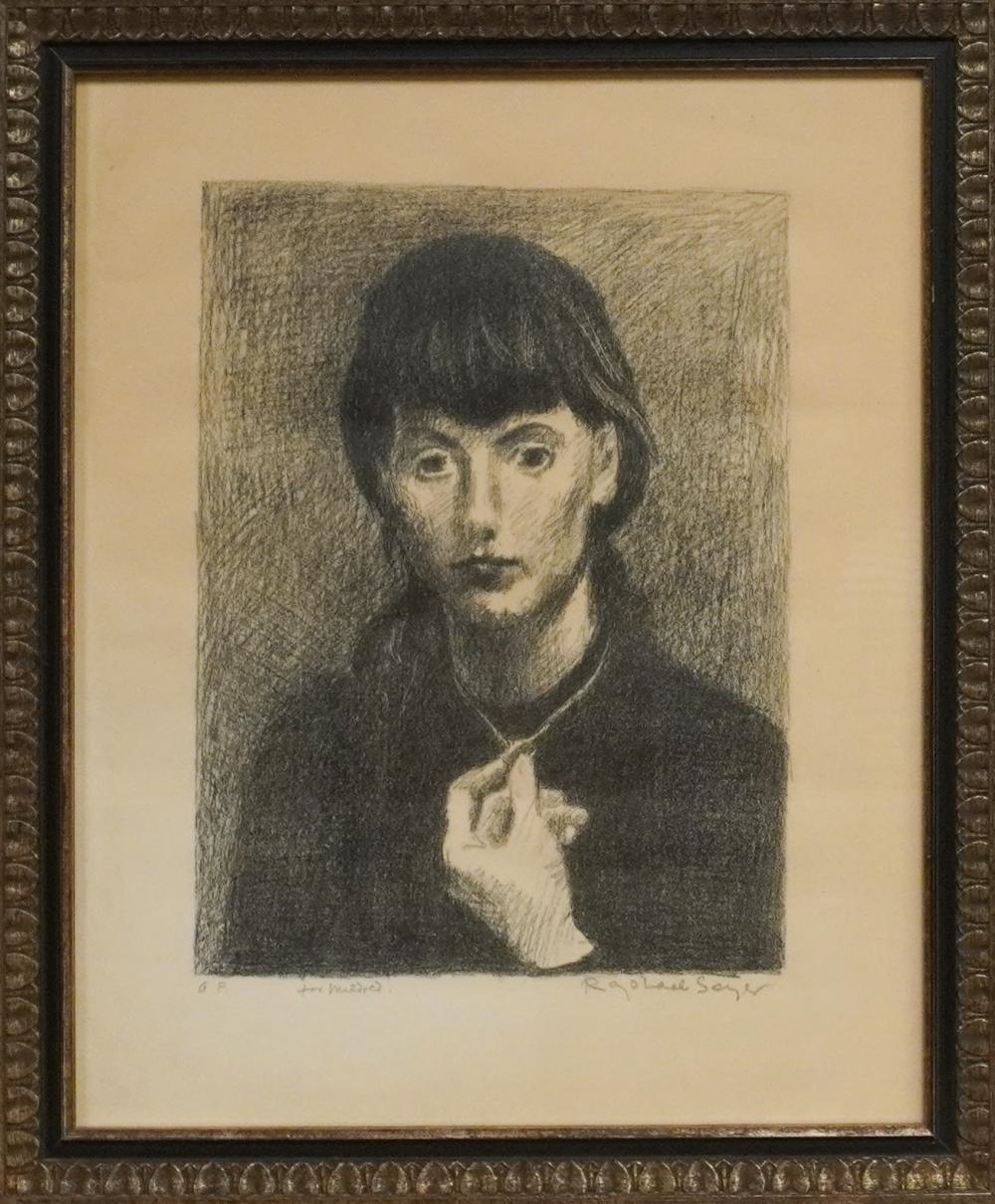 Raphael Soyer | Portrait of a Woman | MutualArt