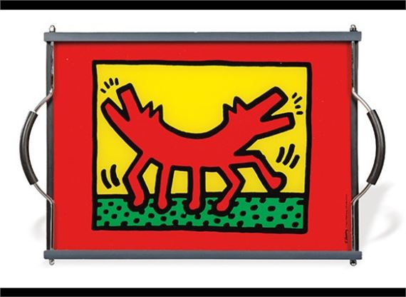Keith Haring | Double Barking Dog (1990) | MutualArt