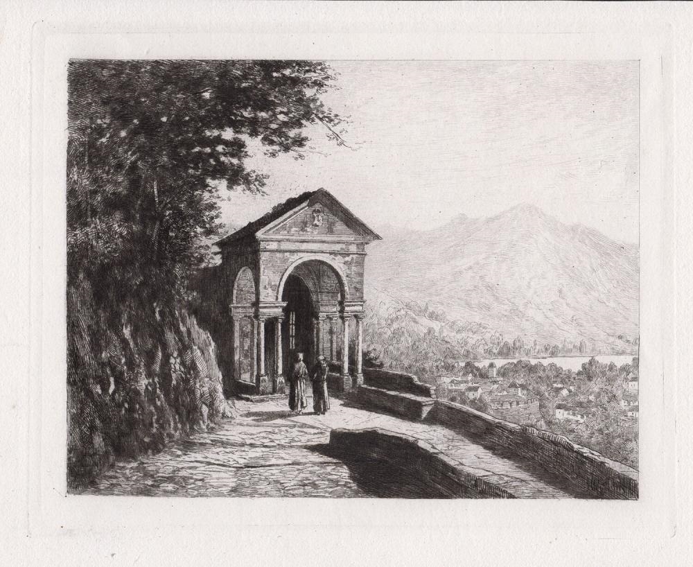 Edmond Yon | Original etching on thick laid paper | MutualArt