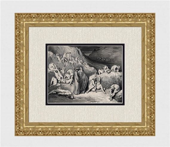 Gustave Doré | Chant 29 Griffolino and Capocchio (Dante & Virgil among ...