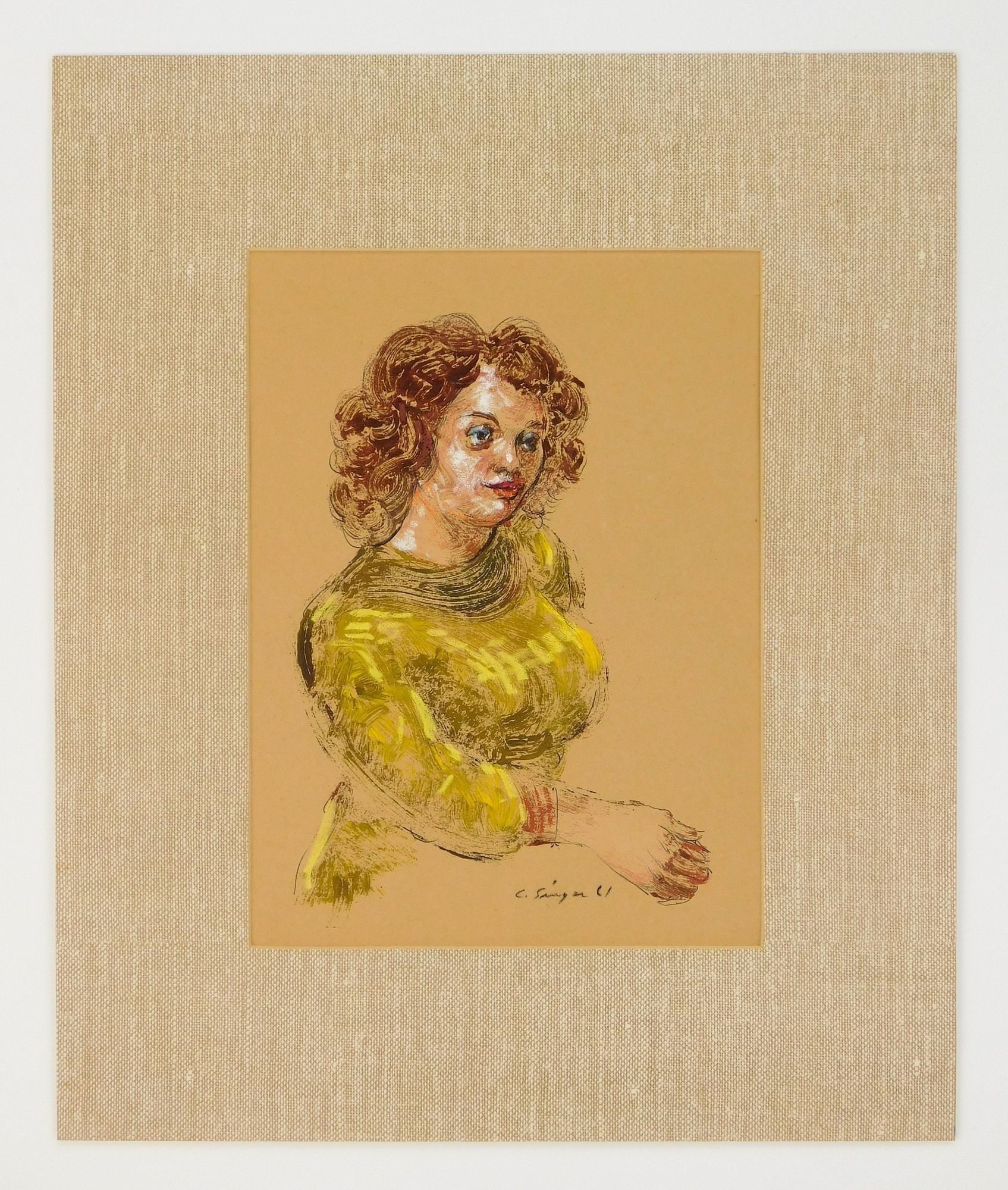 Clyde Singer | Brown Study (1961) | MutualArt