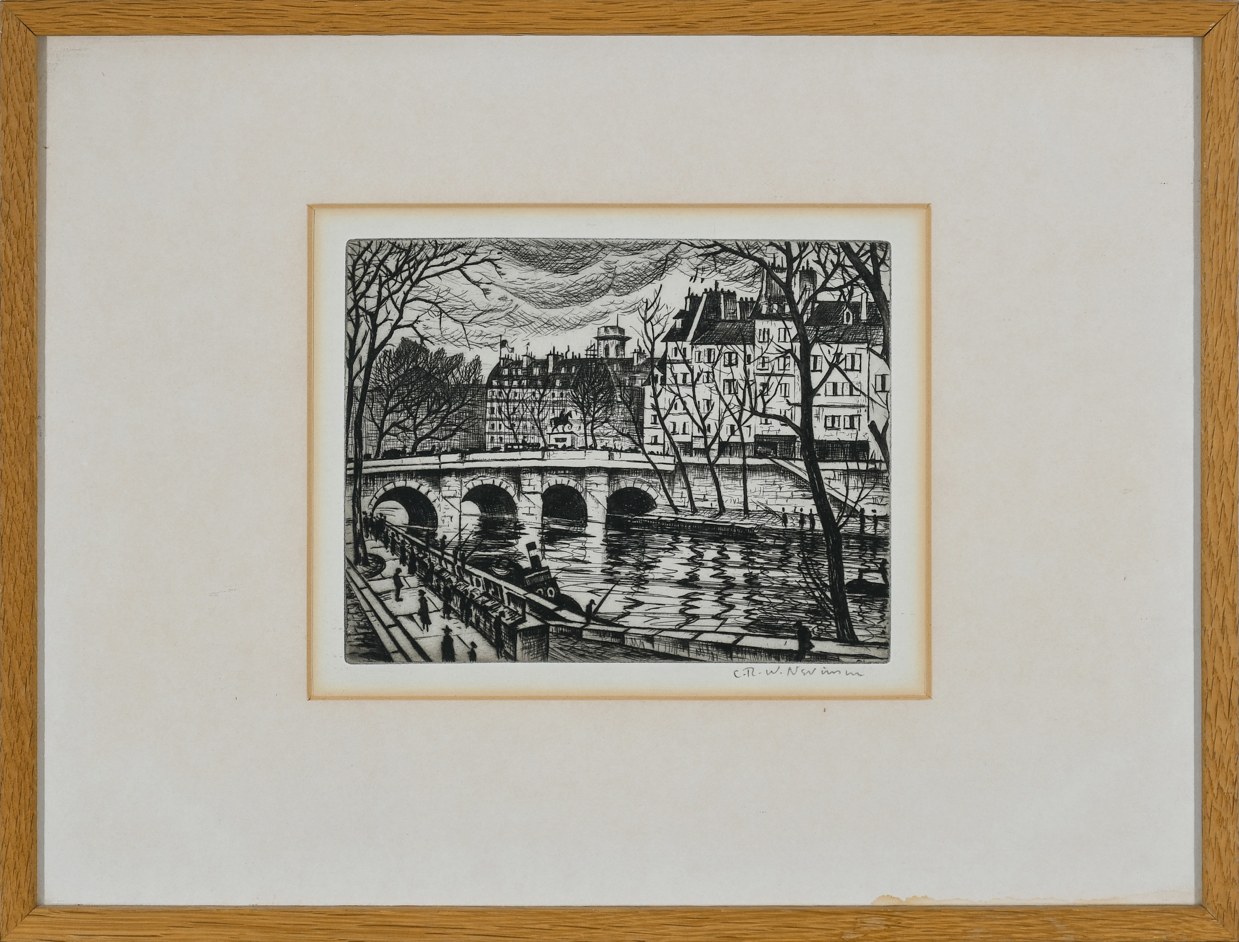Christopher Richard Wynne Nevinson | Quai Henri IV | MutualArt