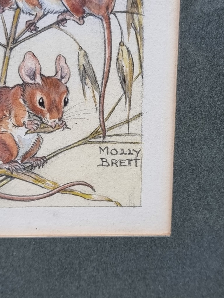 Molly Brett | 'Field Mice in Oats' | MutualArt