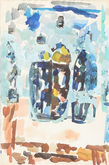 Gustav Hessing | Still life with bottles | MutualArt