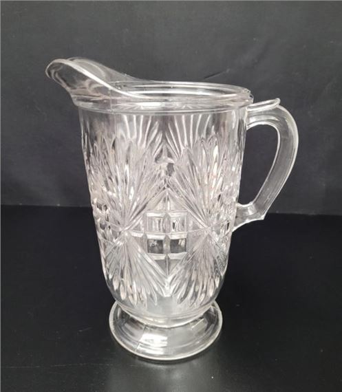 Flint | Antique Pilgrim EAPG Glass Pitcher (Circa 1900s) | MutualArt