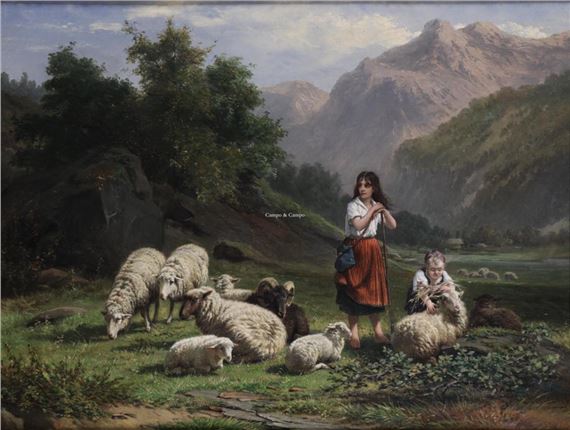 Frans Lebret | Shephards | MutualArt