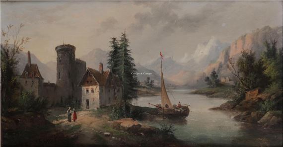 August Schaffer von Wienwald | Animated landscape | MutualArt