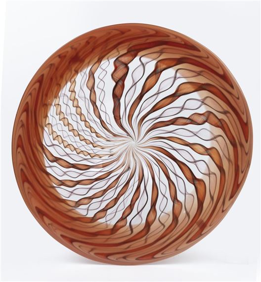 Akihiro Isogai | An Akihiro Isogai studio glass platter | MutualArt
