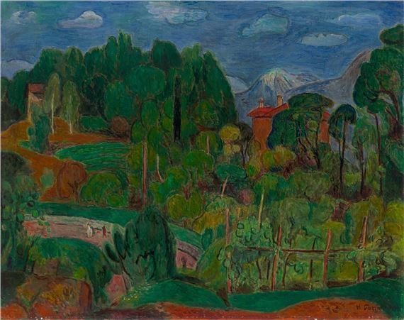 Hans Purrmann | Landschaft im Tessin (1946) | MutualArt
