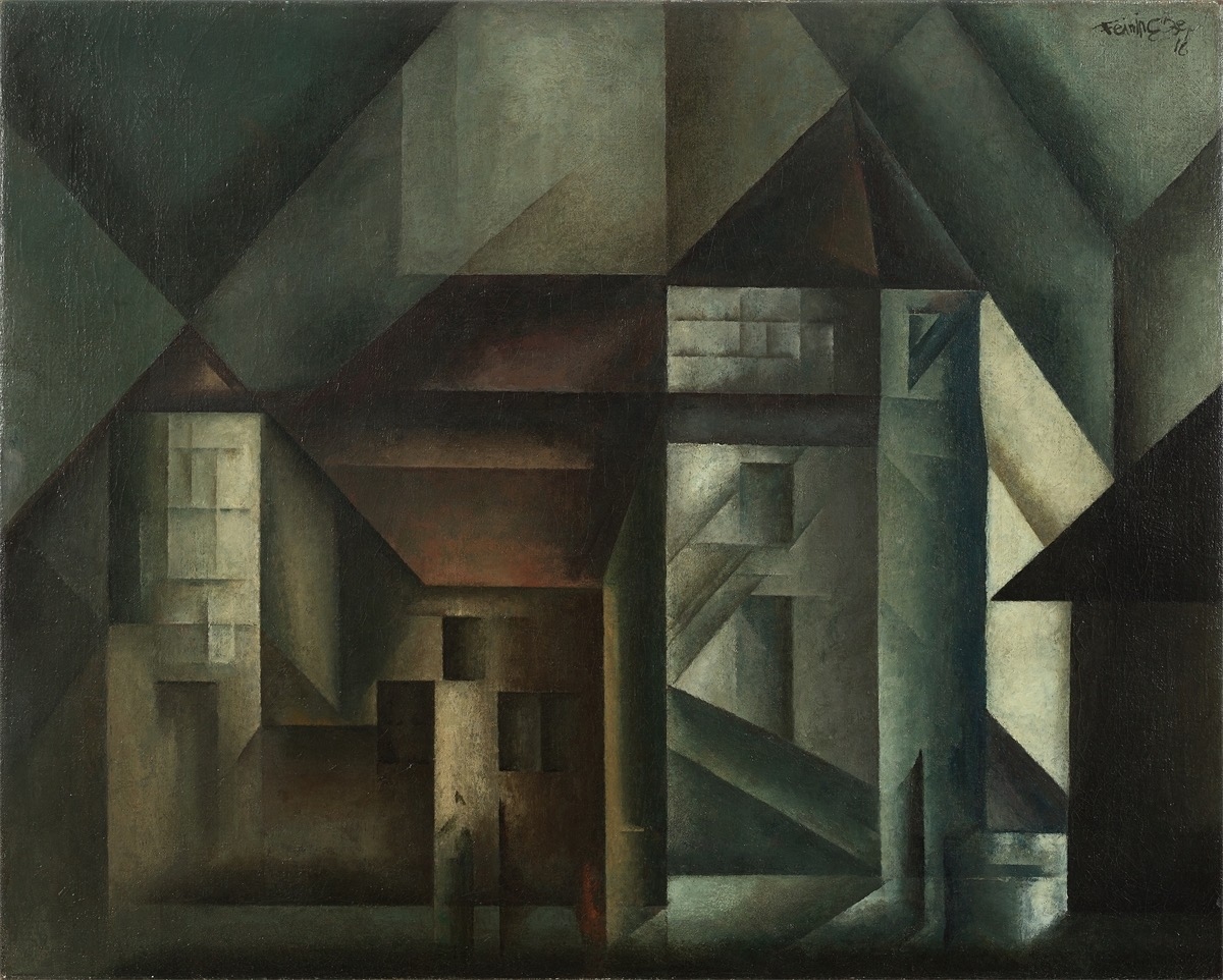 Lyonel Feininger | Vollersroda III (1916) | MutualArt