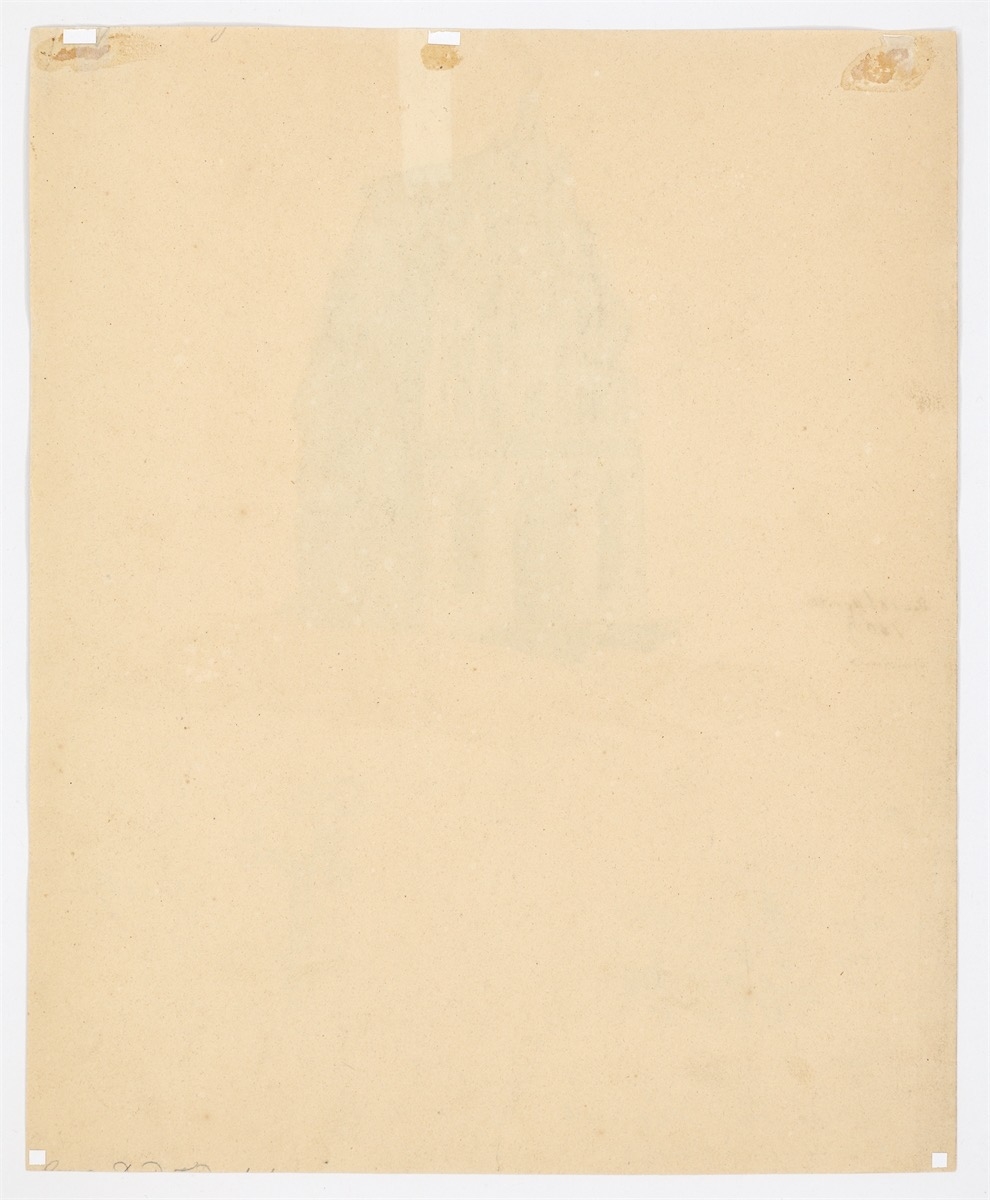 Caspar David Friedrich | Gothic brick buildings and small tree studies ...
