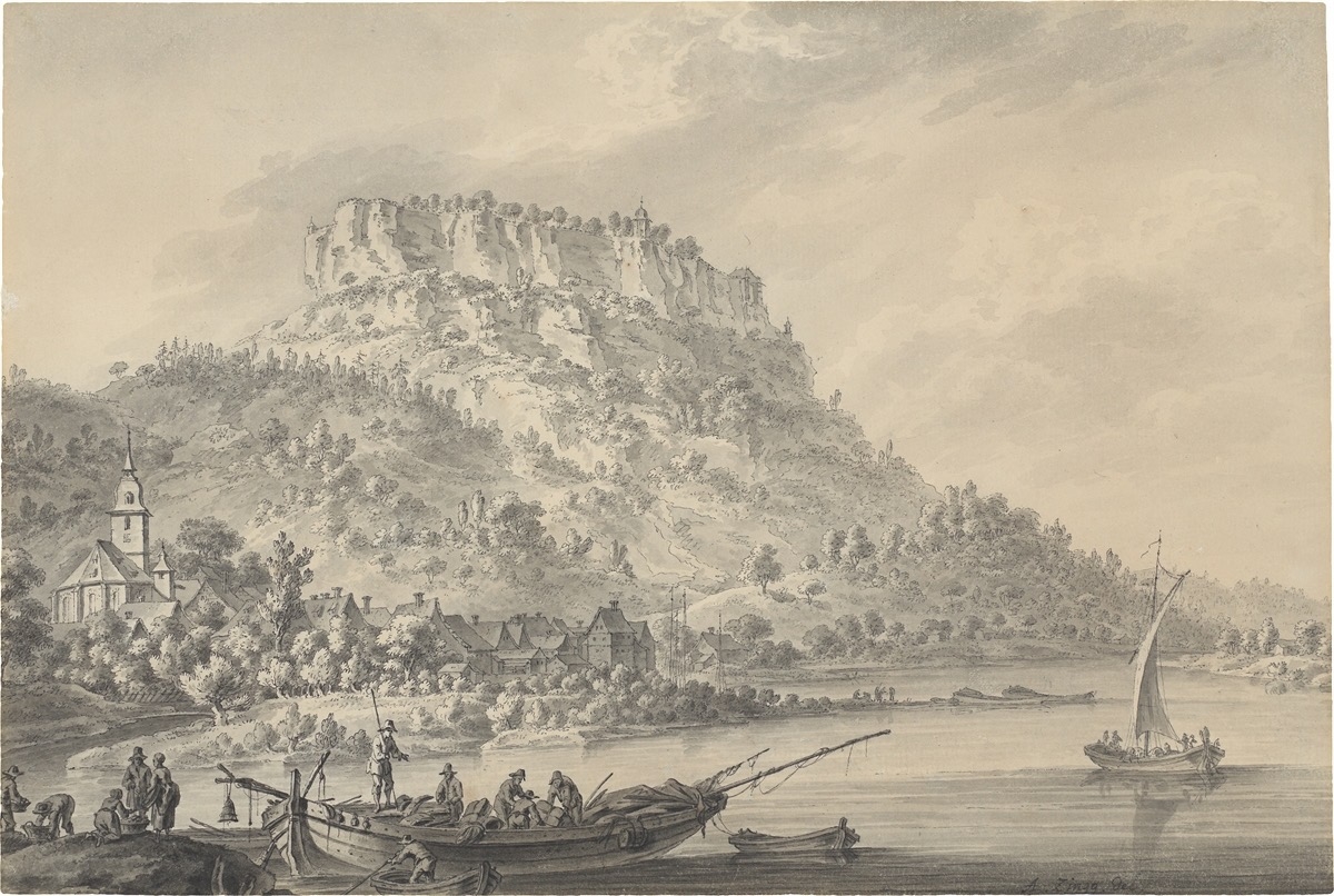 Adrian Zingg | View of Lilienstein | MutualArt