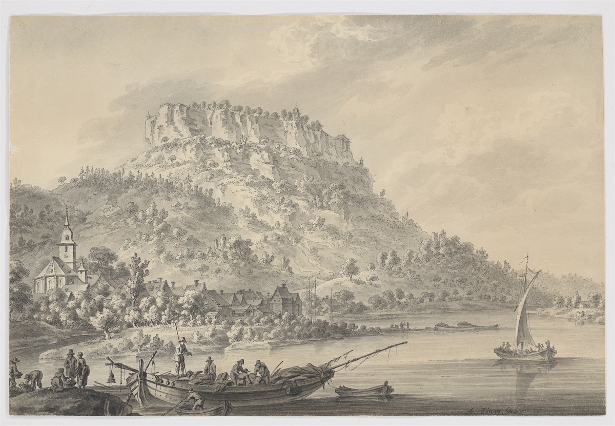 Adrian Zingg | View of Lilienstein | MutualArt