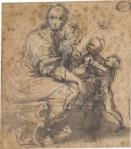Perino del Vaga | Perino del Vaga. Madonna with children | MutualArt