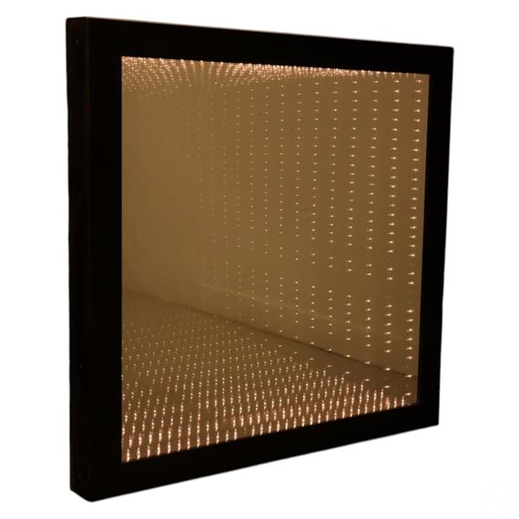 Curtis Jeré | Vintage Lighted Infinity Wall Mirror | MutualArt