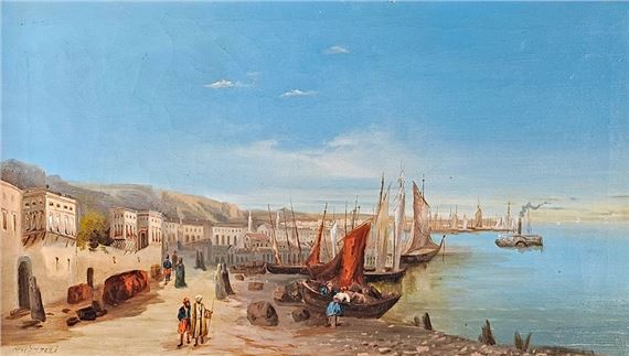 O. Hanelli | The old port of Algiers | MutualArt