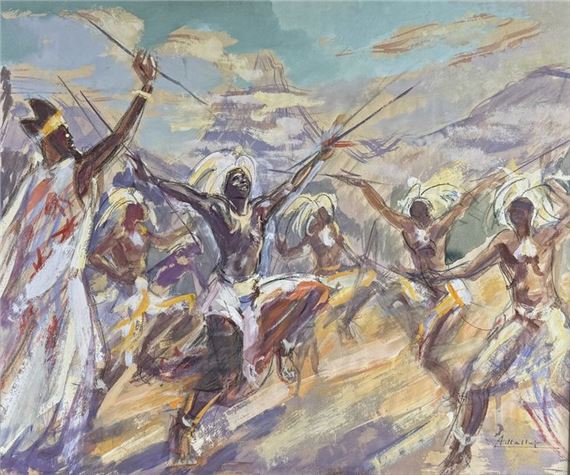 Andre Hallet | Tutsi dancers | MutualArt