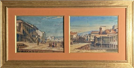 Jean Henri Giddens | Two Views of the Caucasus and Saint Nino in ...