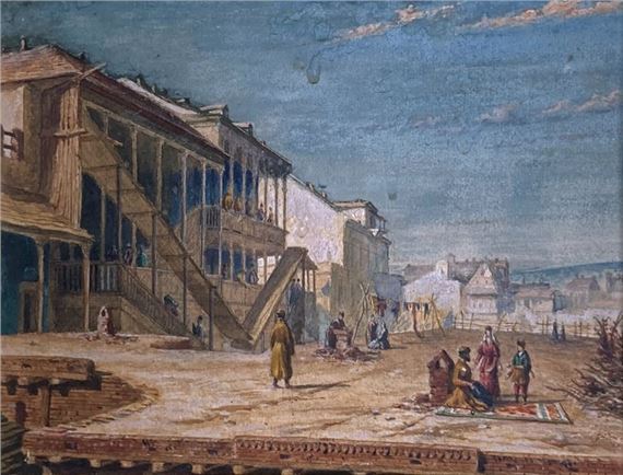 Jean Henri Giddens | Two Views of the Caucasus and Saint Nino in ...