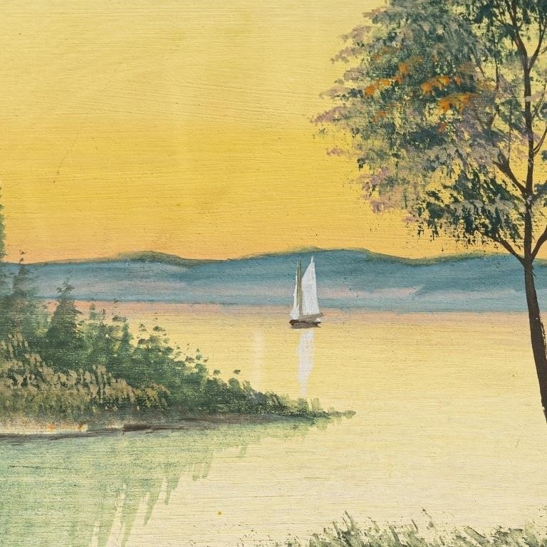 Henry Barlow Carter | CARTER 1935 LANDSCAPE PAINTING (1935) | MutualArt