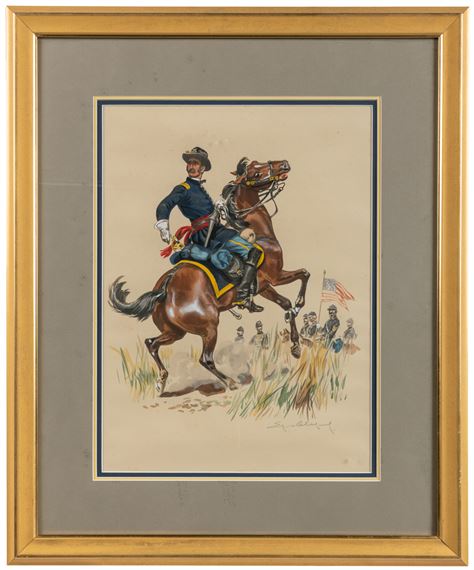 Eugène Lelièpvre | Union Cavalry Officer (20th Century) | MutualArt
