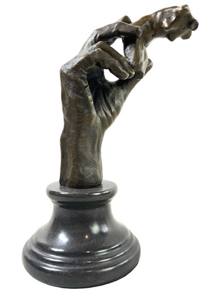 Auguste Rodin | Signed Auguste Rodin The Hand Of God Bronze | MutualArt