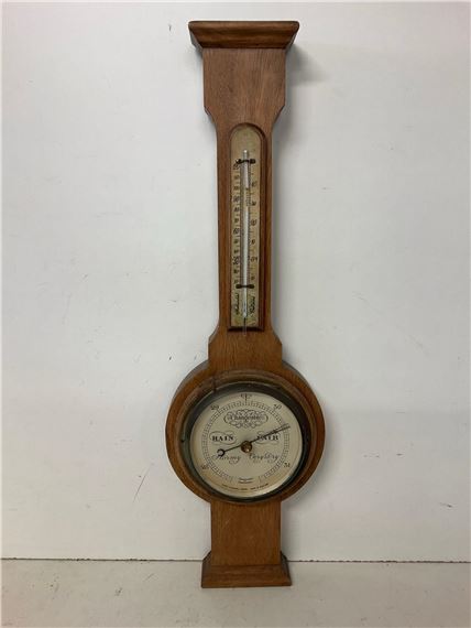 Stick | EDWARDIAN OAK BAROMETER | MutualArt