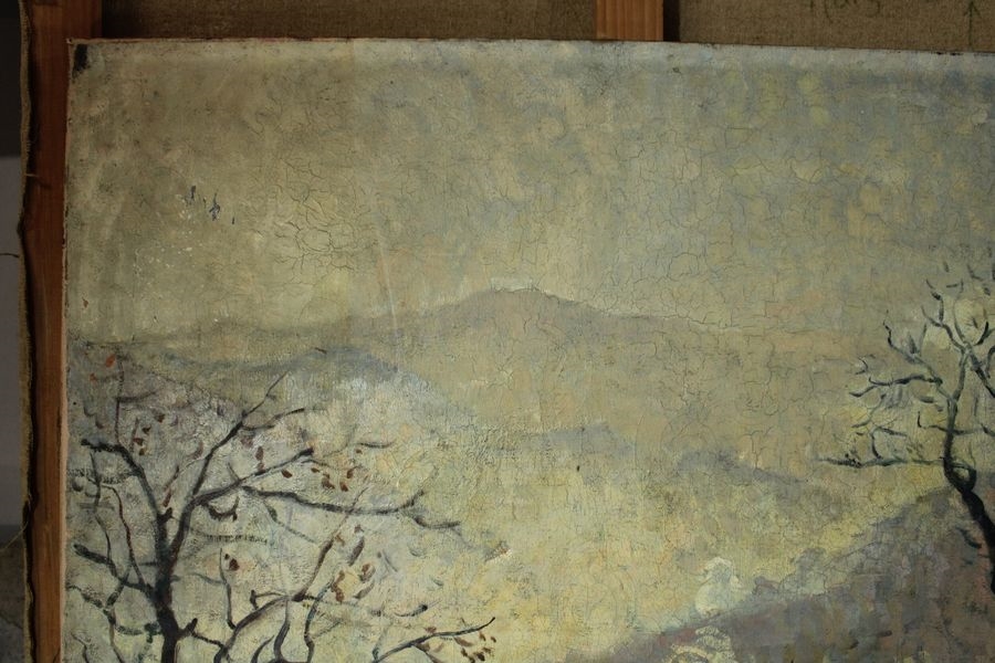 Maurice Victor Achener | Paysage aux arbres | MutualArt