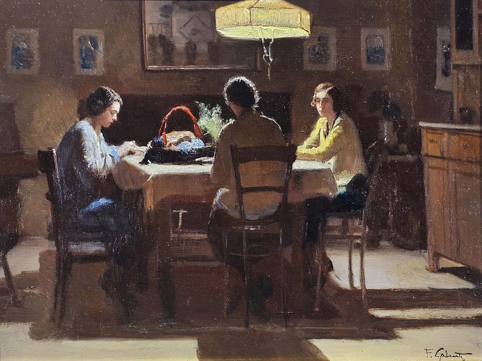 Francesco Galante | Figure in interno | MutualArt