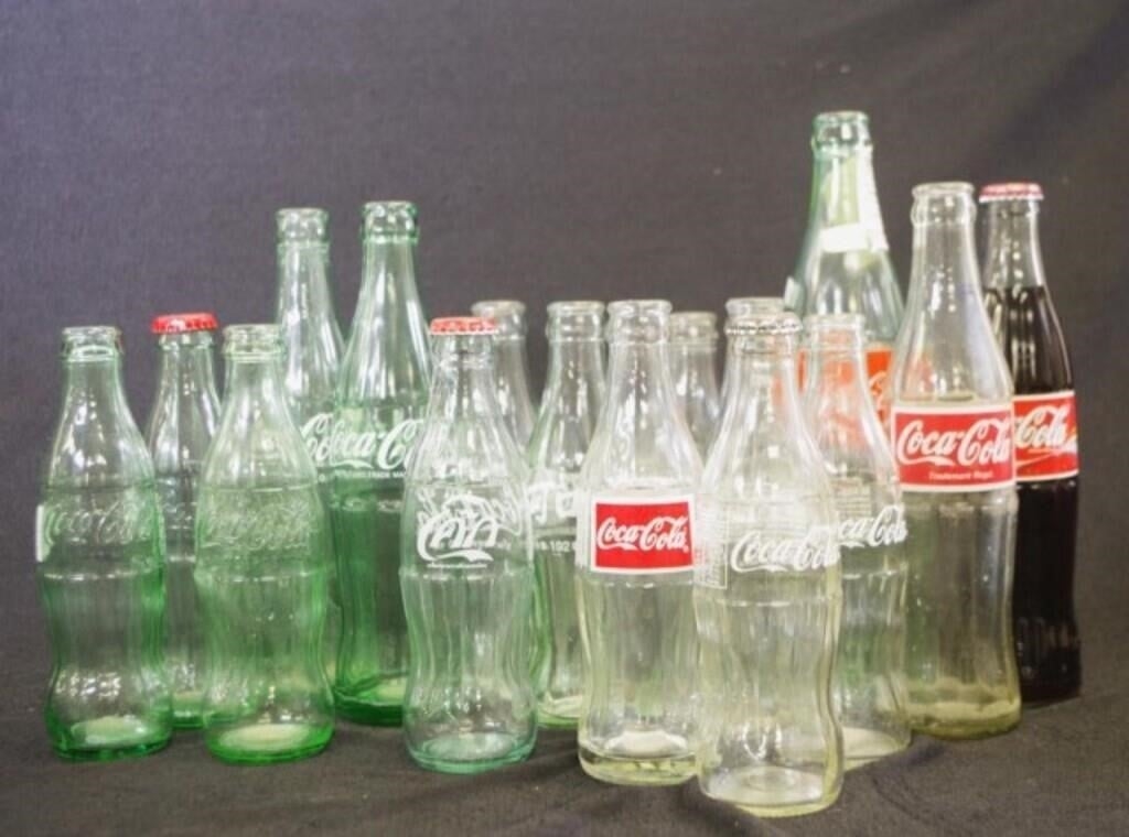 Coca Cola | Collection of Coca Cola glass bottles | MutualArt