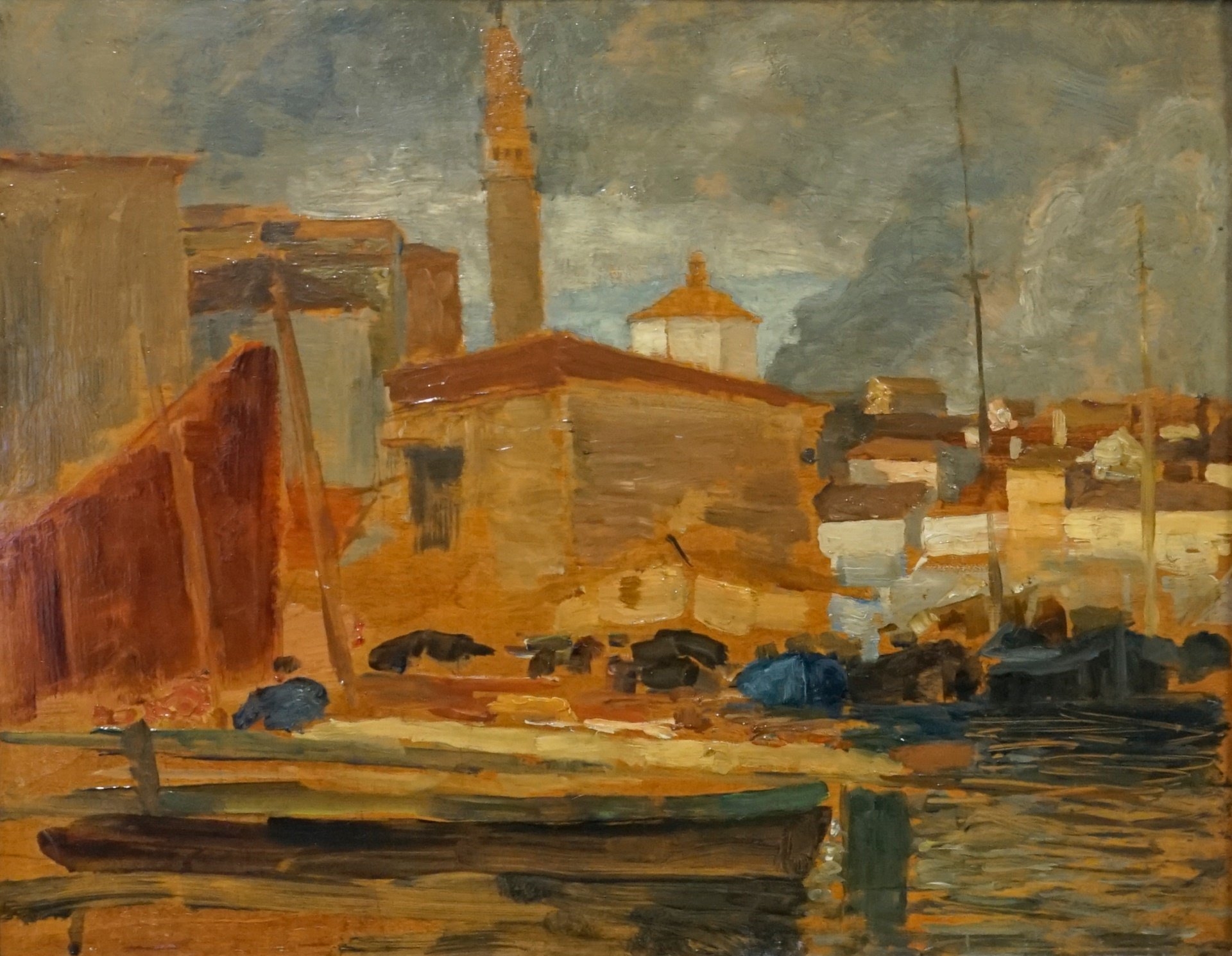 Tina Blau-Lang | 'Fiscerhaffen in Pirano' (Fishing Port of Piran ...