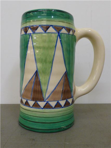 Clarice Cliff | A Clarice Cliff Original Bizarre china design tankard ...