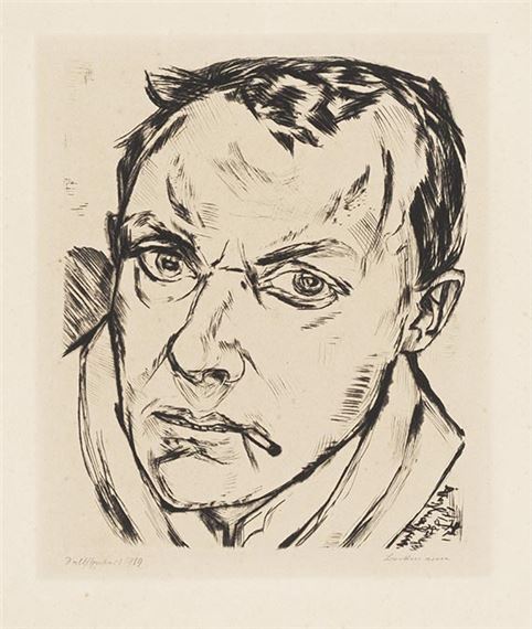 Max Beckmann | Großes Selbstbildnis (1919) | MutualArt
