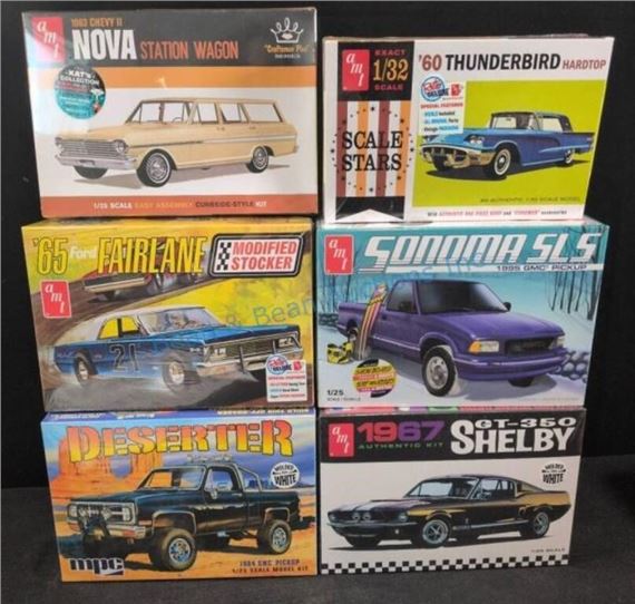 Shelby | Collection of Six Sealed Model Car Kits | MutualArt