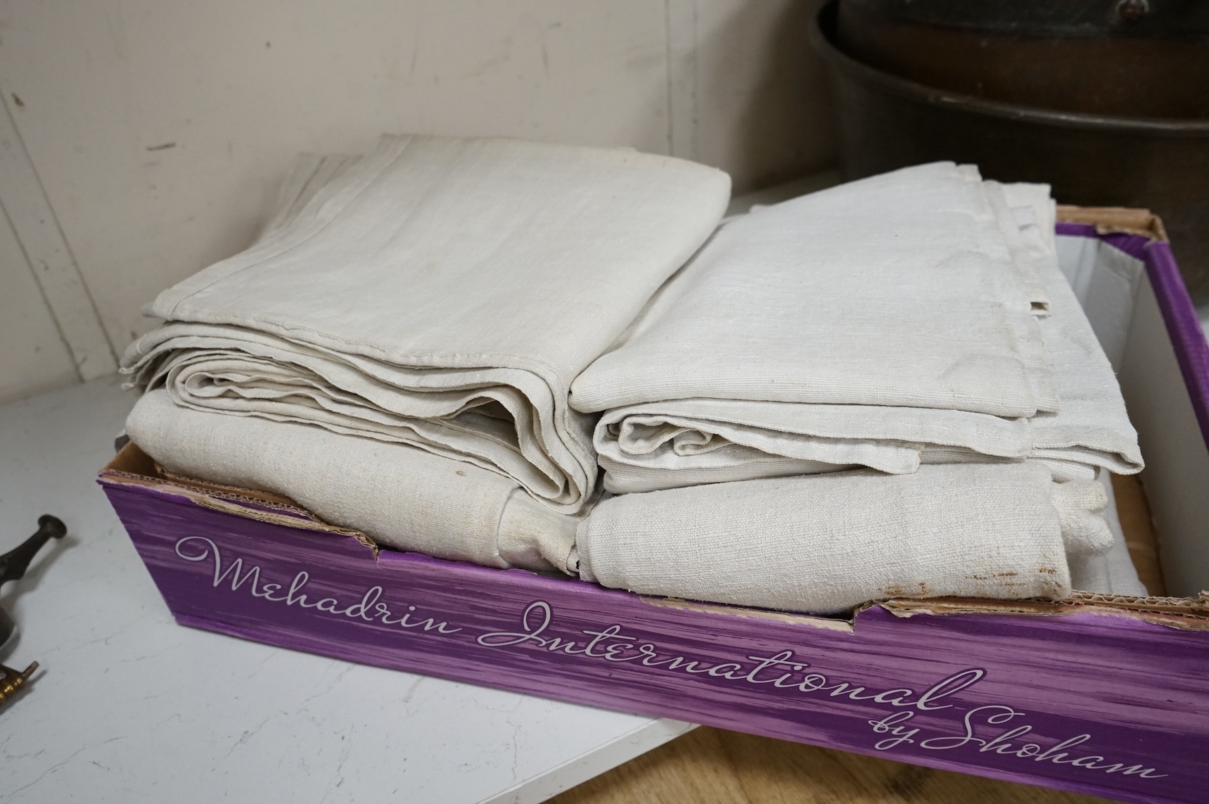 Coarse | Six coarse French provincial linen sheets | MutualArt